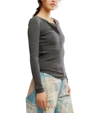 Free People We The Free Jamie Henley Top - Black