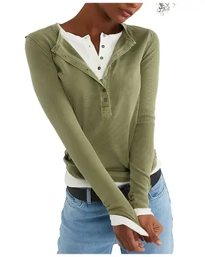 Free People We The Free Jamie Henley Top - Capulet Olive