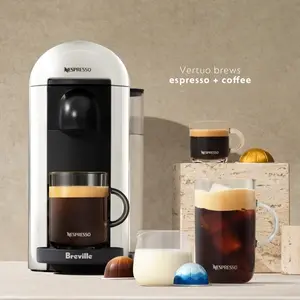 NESPRESSO Vertuoplus Bundle Breville - White