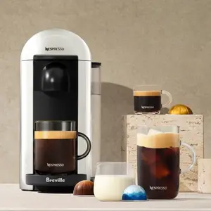 NESPRESSO Vertuoplus Bundle Breville - White