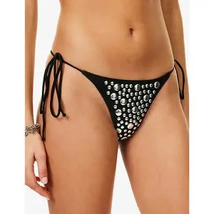 JADED LONDON Silvra Studded Bikini Bottoms
