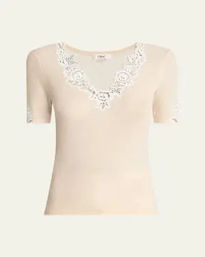 Chloe V Neck T-shirts For Women