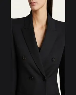 Chloé Double-breasted Tailored Jacket With Patch Pockets