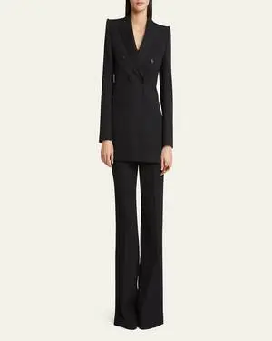Chloé Double-breasted Tailored Jacket With Patch Pockets