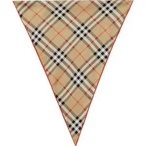Burberry Check Silk Scarf - Sand