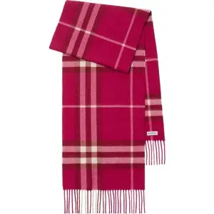 Burberry Check Cashmere Scarf Jam