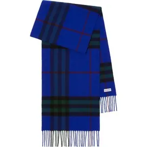 Burberry Check Cashmere Scarf Knight
