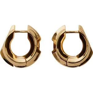 BURBERRY Small Hollow Hoop Earrings