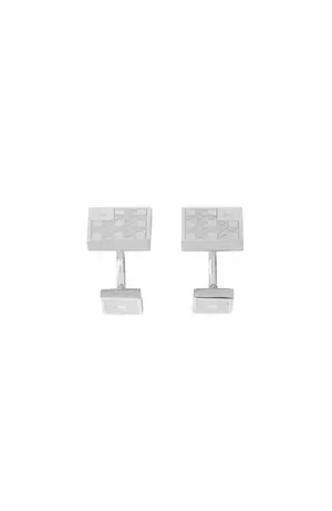 Burberry Check Prism Cufflinks - Silver