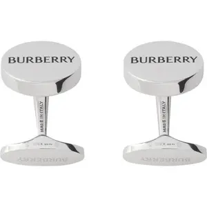 Burberry Logo Cufflinks - Silver