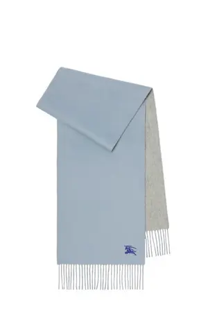 Burberry Reversible Cashmere Scarf - Bank/pale Grey