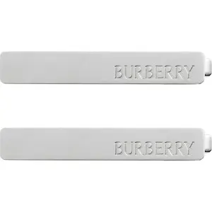Burberry Logo Hair Clips - Palladio