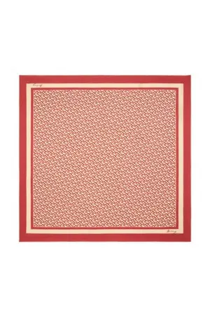 Burberry B Charm Silk Scarf Geranium