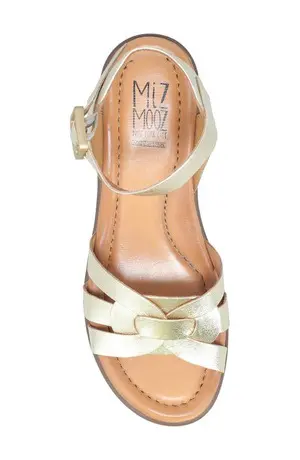 Miz Mooz Ozzie Platform Wedge Sandal - Champagne
