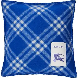 Burberry Check Wool Cushion - Knight