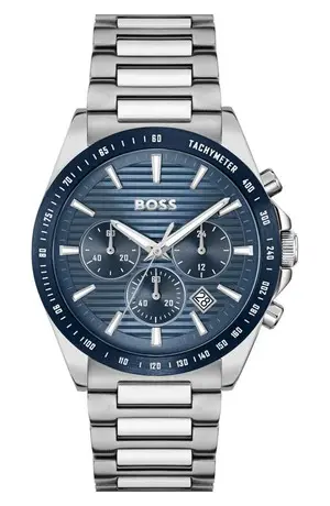 BOSS Strike Chronograph Bracelet Watch - Blue