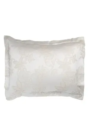 SFERRA Tivoli Cotton Sateen Pillow Sham - Taupe