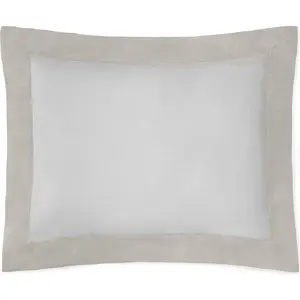 SFERRA Carlotta Sateen Pillow Sham - Grey