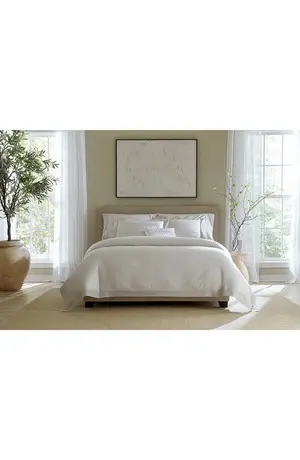 SFERRA Carlotta Sateen Pillow Sham - Grey