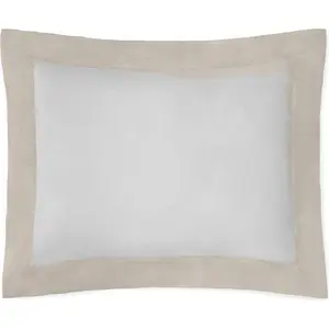 SFERRA Carlotta Sateen Pillow Sham - Taupe
