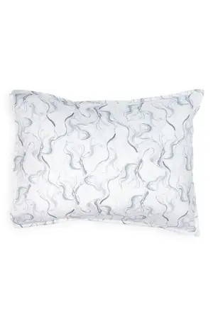 SFERRA Muro Sateen Pillow Sham Poolside