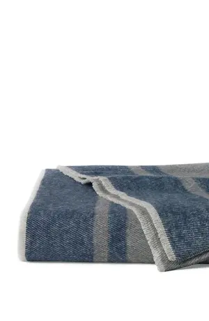 SFERRA Viletta Blanket - Navy/lunar