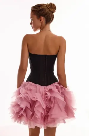 MILLA Fitted Boat Neck Low-waist Structured Corset