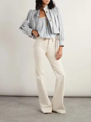 Chloé High-rise Straight-leg Jeans - White