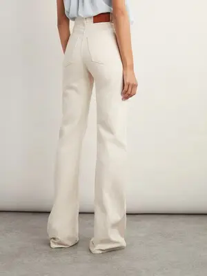Chloé High-rise Straight-leg Jeans - White