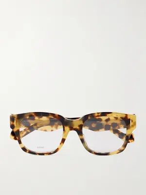 Loewe Anagram Square-frame Acetate Optical Glasses - Tortoiseshell