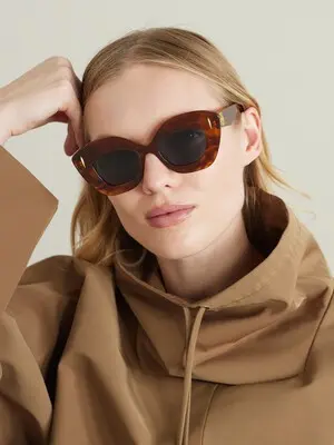 Loewe Oversized Cat-eye Sunglasses - Tortoiseshell