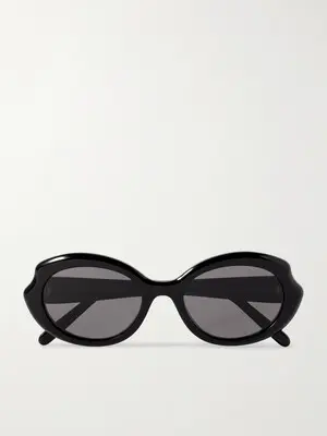 Loewe Oval-frame Sunglasses - Black