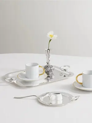 Christofle Vertigo -plated Tray - Silver