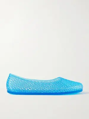 ANCIENT GREEK SANDALS Iro Pvc Ballet Flats - Blue