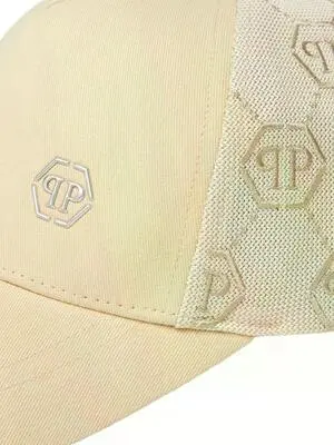Philipp Plein Hexagon Monogram Baseball Cap - Neutrals