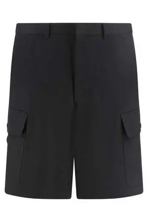 Prada Cotton Bermuda Shorts - Black