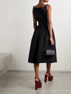 VIVIENNE WESTWOOD Sunday Gathered Midi Dress - Black
