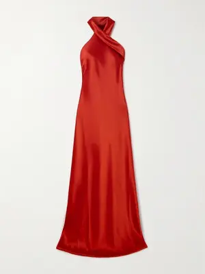 Galvan Pandora Satin Gown
