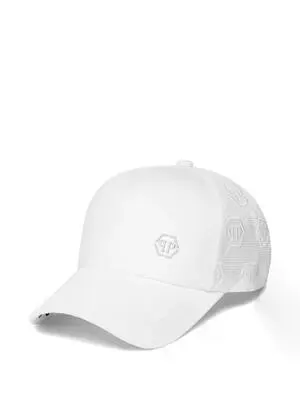 Philipp Plein Hexagon Baseball Cap - White