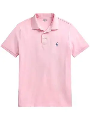 Polo Ralph Lauren Embroidered-logo Polo Shirt - Pink