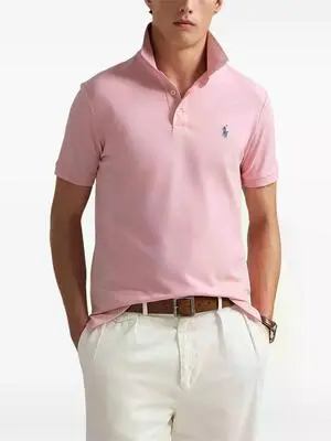 Polo Ralph Lauren Embroidered-logo Polo Shirt - Pink