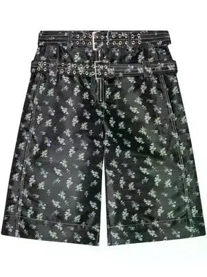 GANNI Floral-print Shorts
