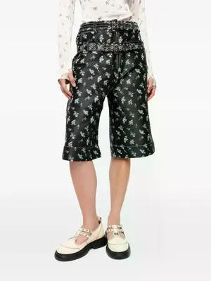 GANNI Floral-print Shorts