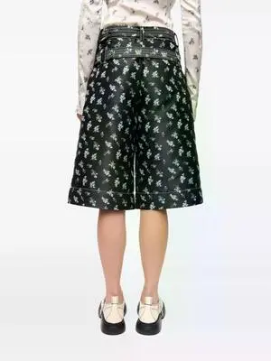 GANNI Floral-print Shorts