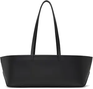 AMOMENTO AMOMENTO Square Leather Shoulder Bag - Black