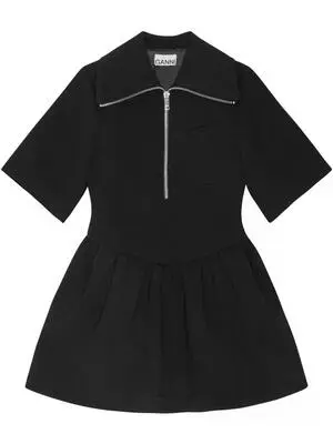 GANNI Zip-up Minidress