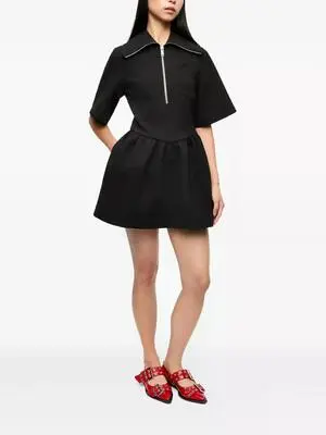 GANNI Zip-up Minidress