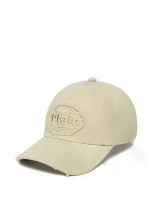 Philipp Plein Embroidered Logo Baseball Cap - Neutrals