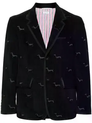 Thom Browne Hector-motif Corduroy Blazer