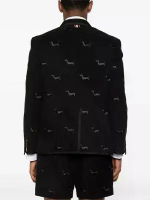 Thom Browne Hector-motif Corduroy Blazer